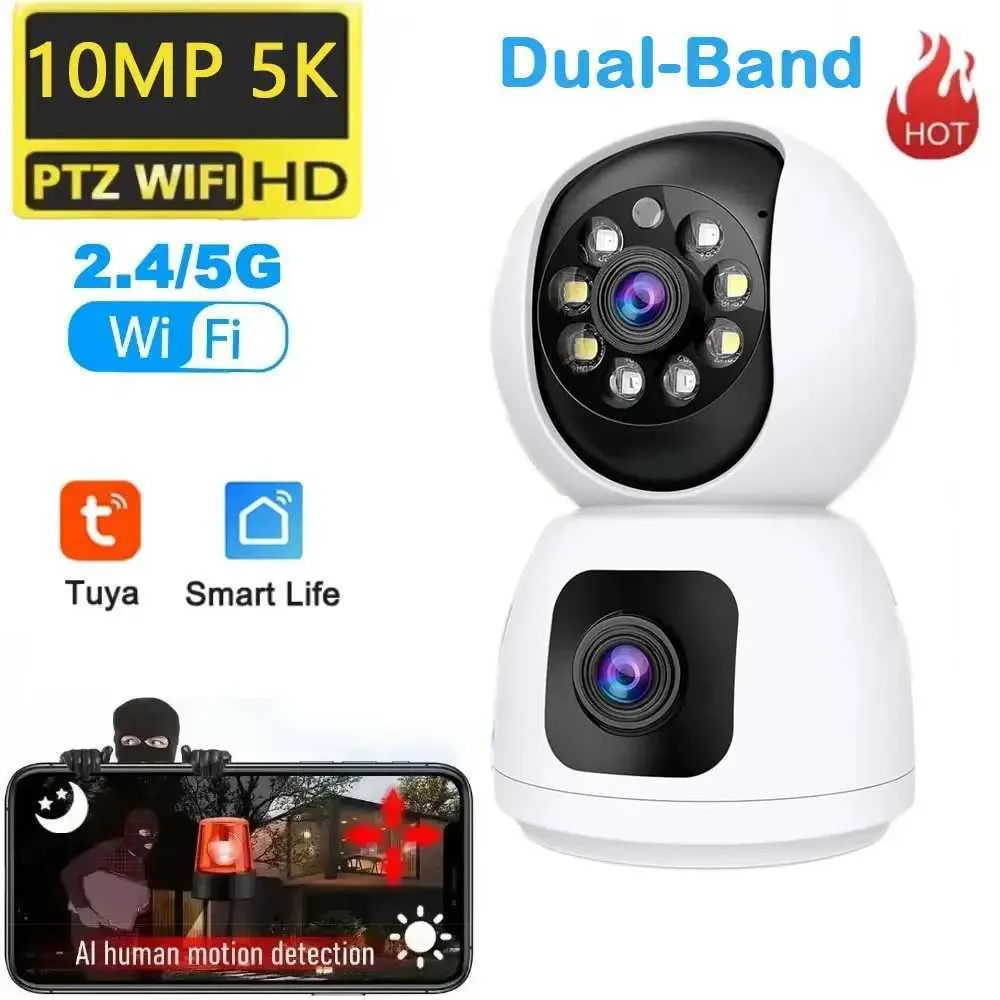 Tuya 5G WiFi Camera, 8MP/10MP, Smart Home Wireless IP Surveillance ...