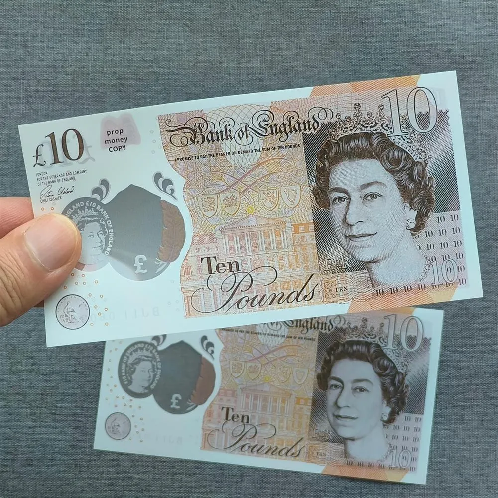 5A Realistic Prop Money: UK Game Money, British Copy Pounds GBP 10 20 ...