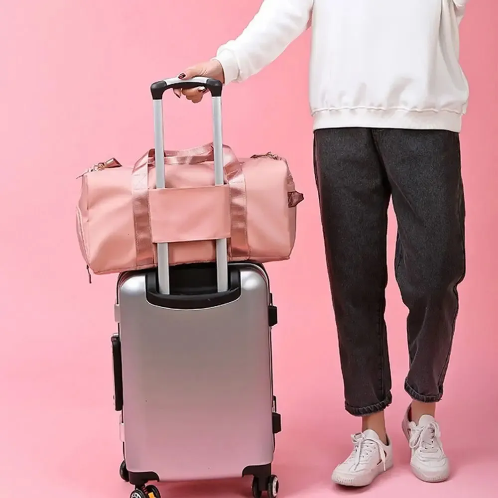 Overnight Weekend Gym Yoga Luggage Bag Women's Sport Duffle Bag Travel ...