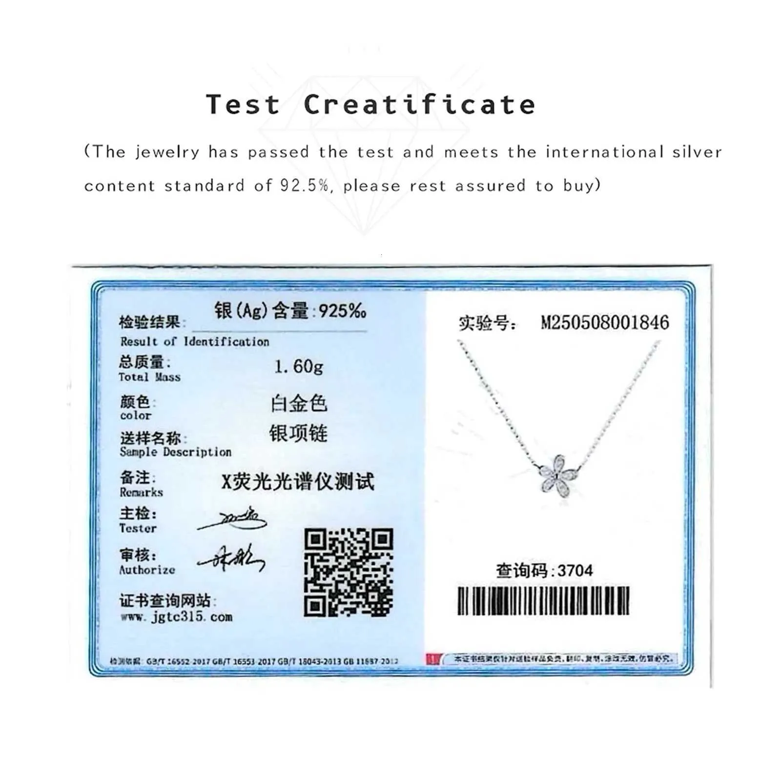 Vewant 925 Sterling Silver Flower CZ Zircon Pendant Long Chain Necklace ...