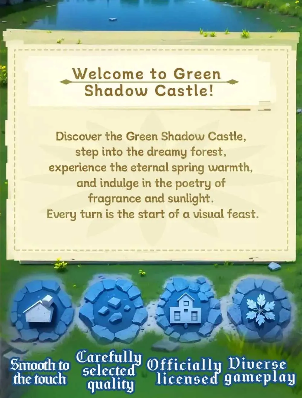 Creative Green Shadow Castle Building Blocks Set - Rivendell House ...