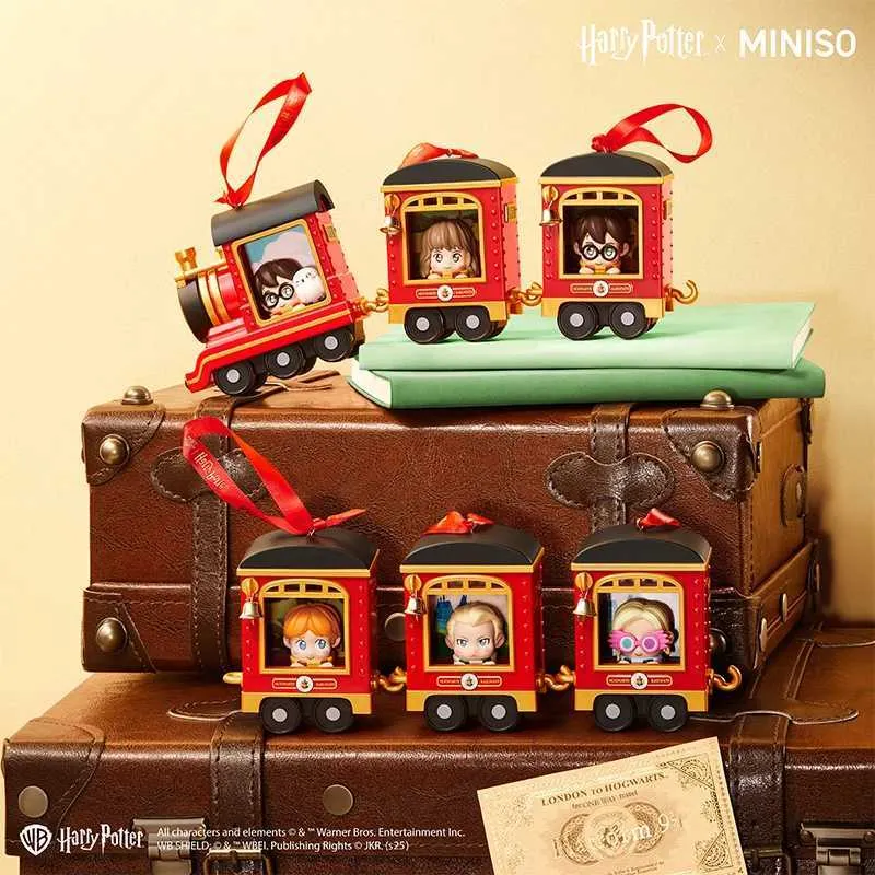 MINISO Hogwarts Express Train Collectible Charm Figure Desk Decor Gift ...