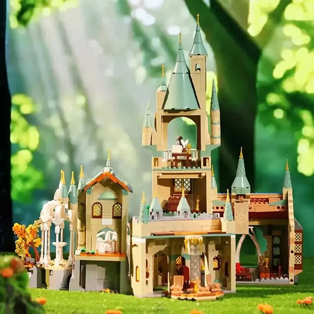 Creative Green Shadow Castle Building Blocks Set - Rivendell House ...