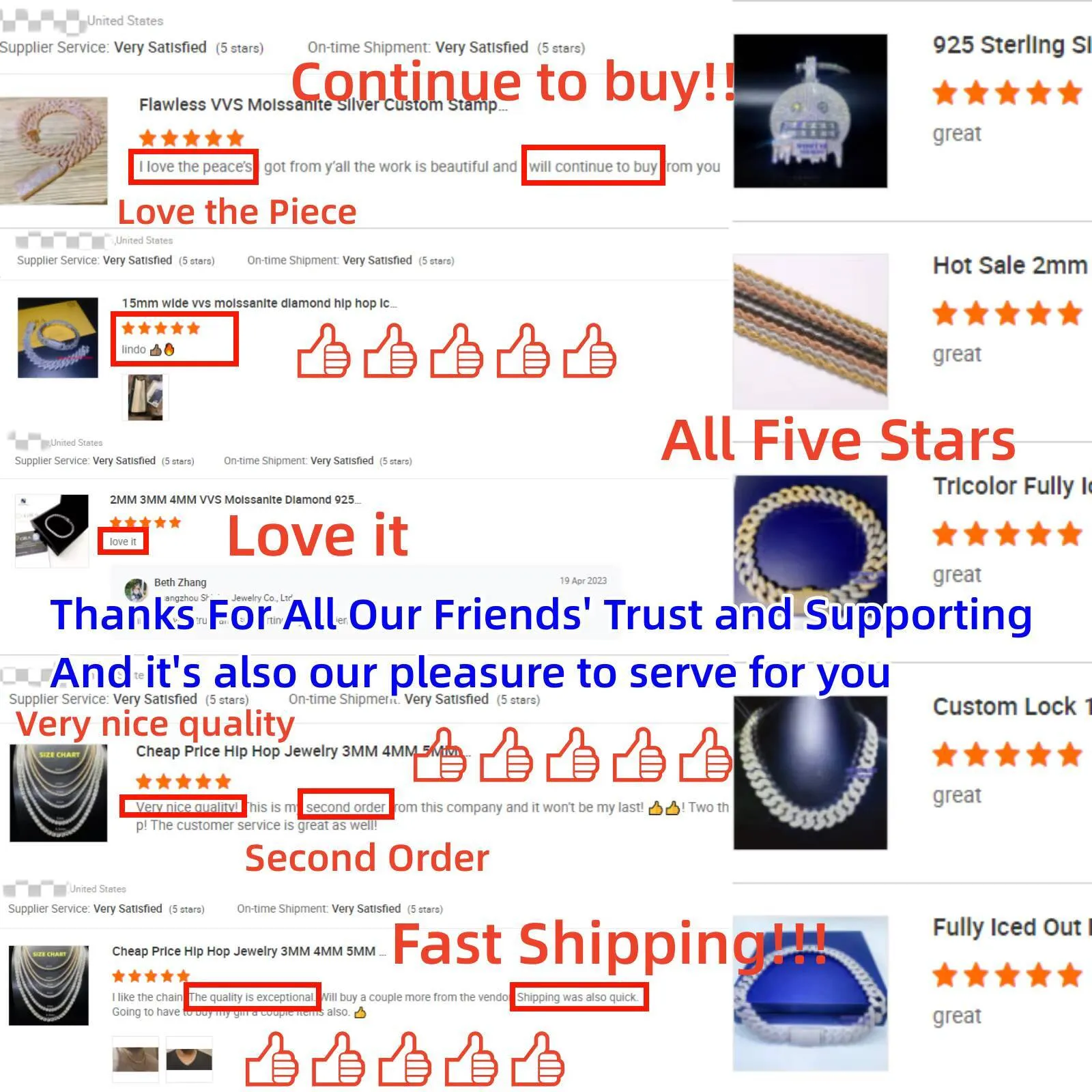 VVS Moissanite Diamond 925 Silver Cuban Link Chain Necklace 10mm to ...