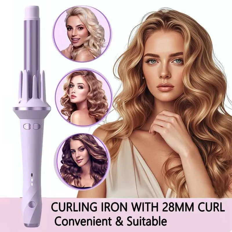 Hair Curler 28-32mm Automatic Large Wave Styling Appliances Electric ...