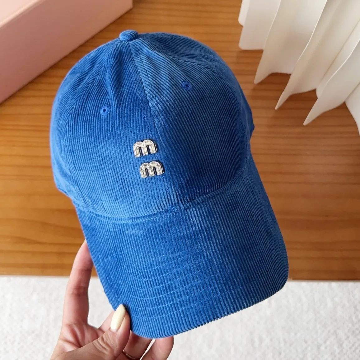 New Era Blue Corduroy Baseball Cap Velvet... From Fashionshop_6113, $8. ...