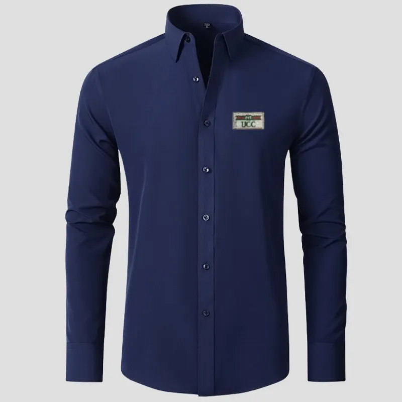 2025 Luxury Designer Men's Button-Up Dress Shirt: Formal Business ...