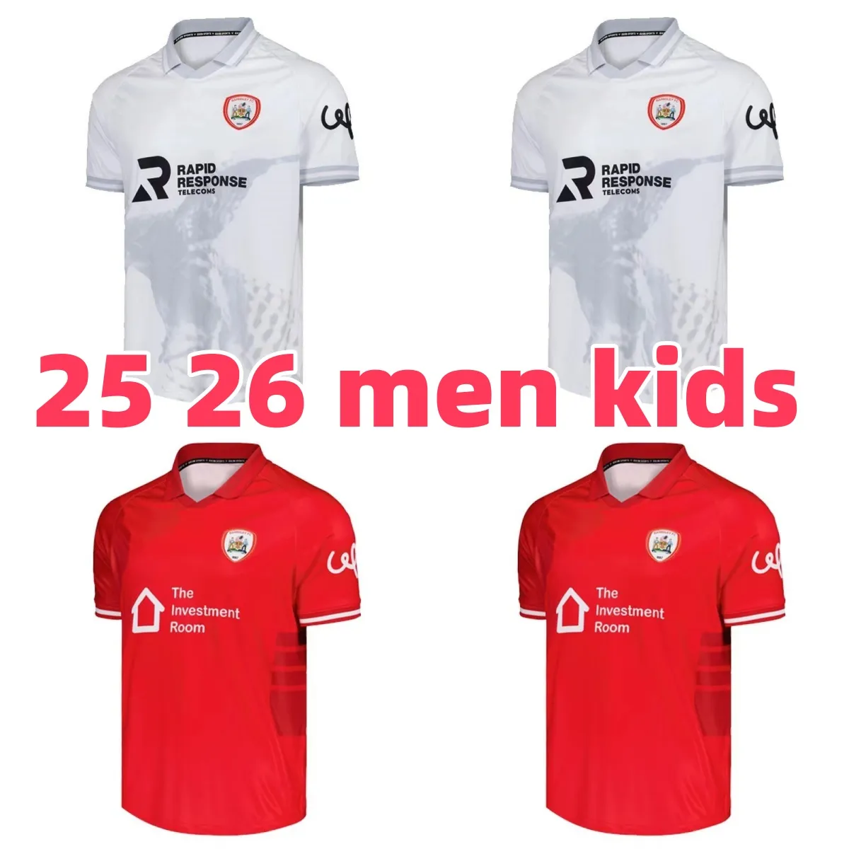 BENSON Barnsley FC 2025 Soccer Jerseys Home & Away... From ...