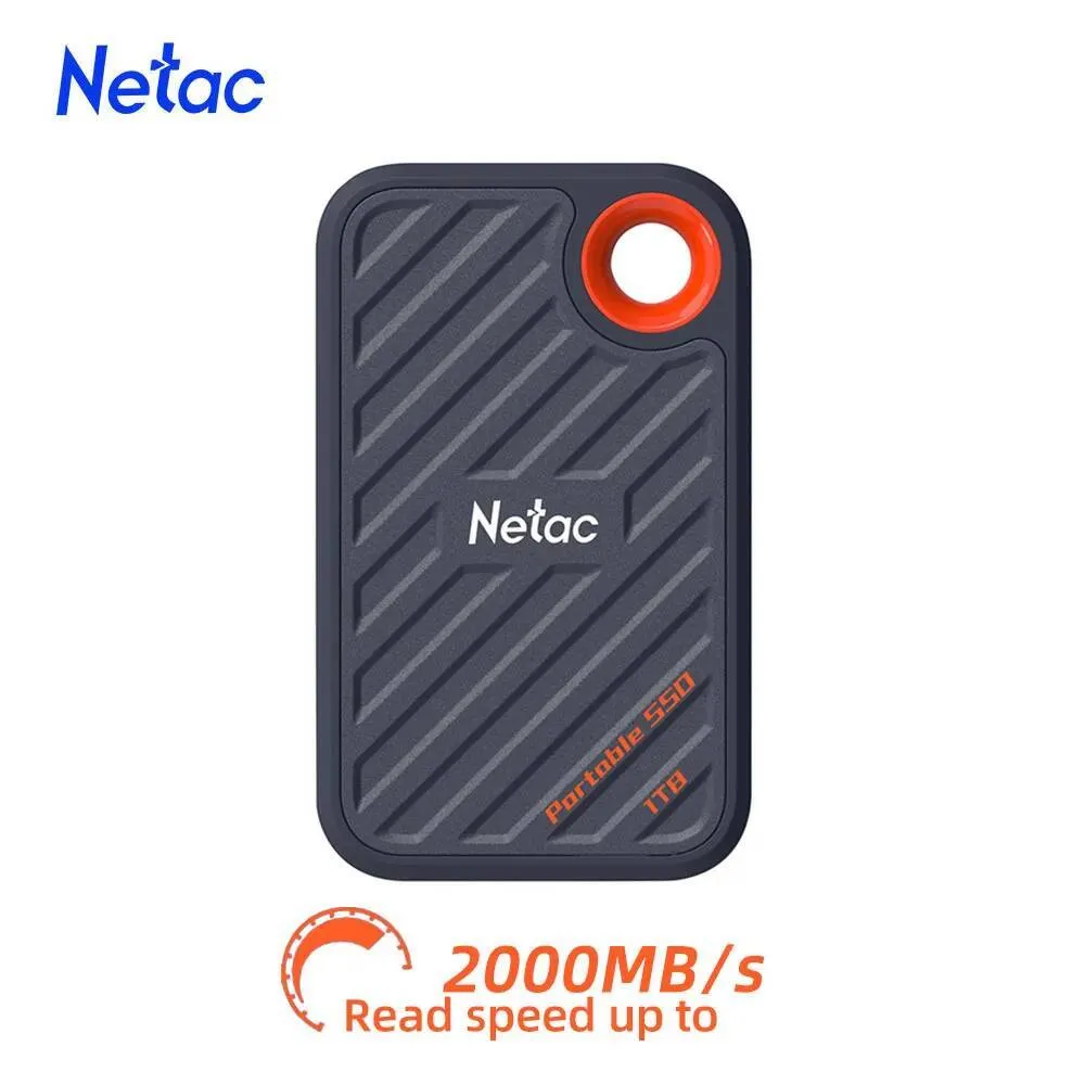 Netac Portable External SSD 1TB, 512GB, 2TB USB 2.2 Gen2x2 Netac Solid ...