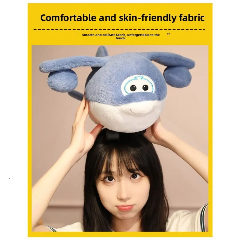 Creative Running Pulley Airplane Plush Toy Model - Trendy Children's ...