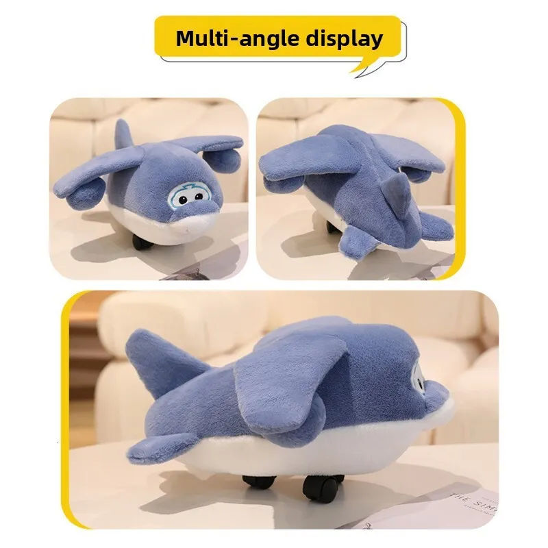Creative Running Pulley Airplane Plush Toy Model - Trendy Children's ...