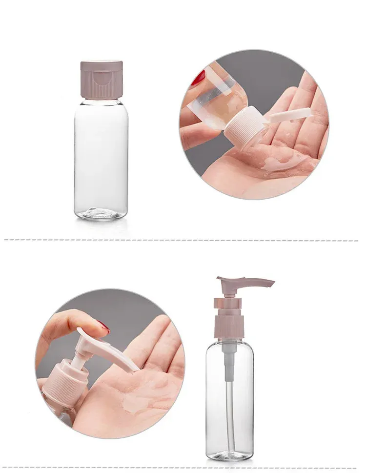 Travel Refillable Bottle Set: Empty Cosmetic Containers for Lotion ...