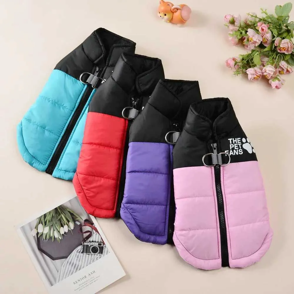 Winter Big Dog Coat Windproof Clothes For Medium Large Dogs Labrador ...