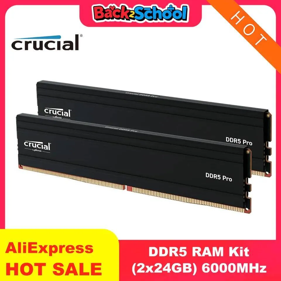 Crucial Pro 48GB DDR5 Ddr4 64gb Kit 2x24GB,... From Liuzedong3333, $620 ...