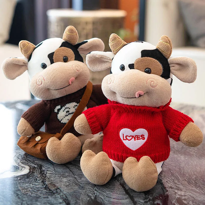 Cute Little Cow Stuffed Cow Toy Zodiac Ox Doll... From Yzcsgyp, $2.39 ...