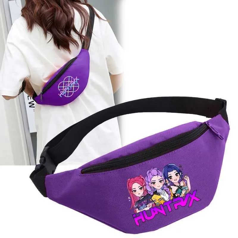 KPop Demon Hunters Fille Sac De Taille Film Anime Enfants Fanny Packs ...