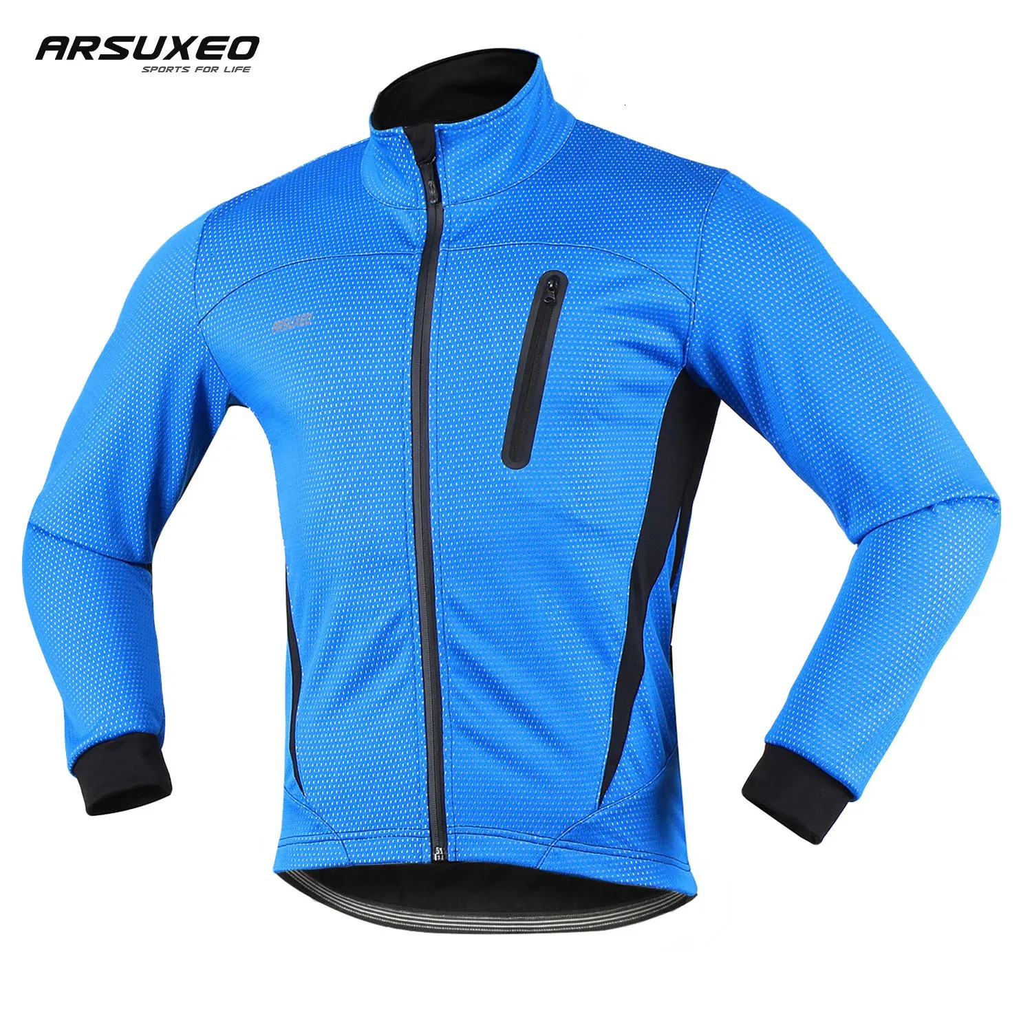 ARSUXEO Cycling Jacket Men Winter Windbreak Hiking Bike Jacket ...