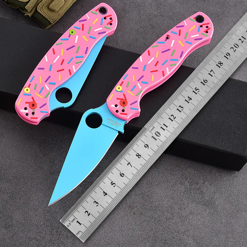 C81 Donut Pocket Folding Knife with S30V Blade, Aluminum Alloy Handle ...