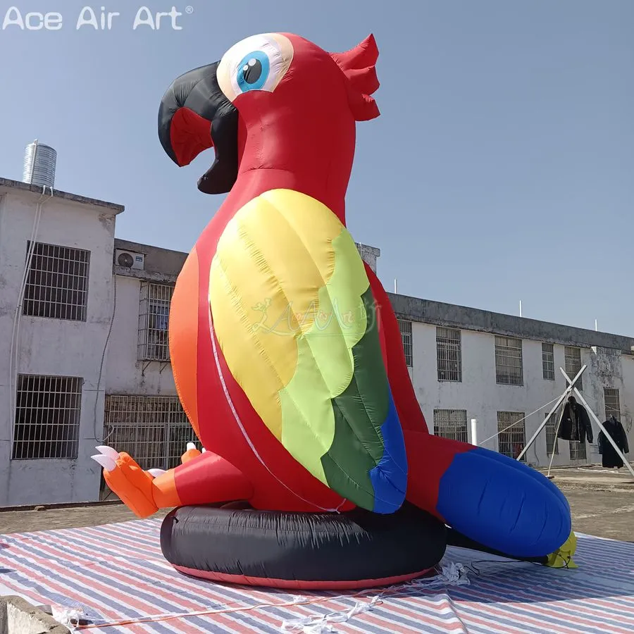 Outdoor Inflatable Decorations: 5m H Inflatable Party Parrot Model, Eye ...