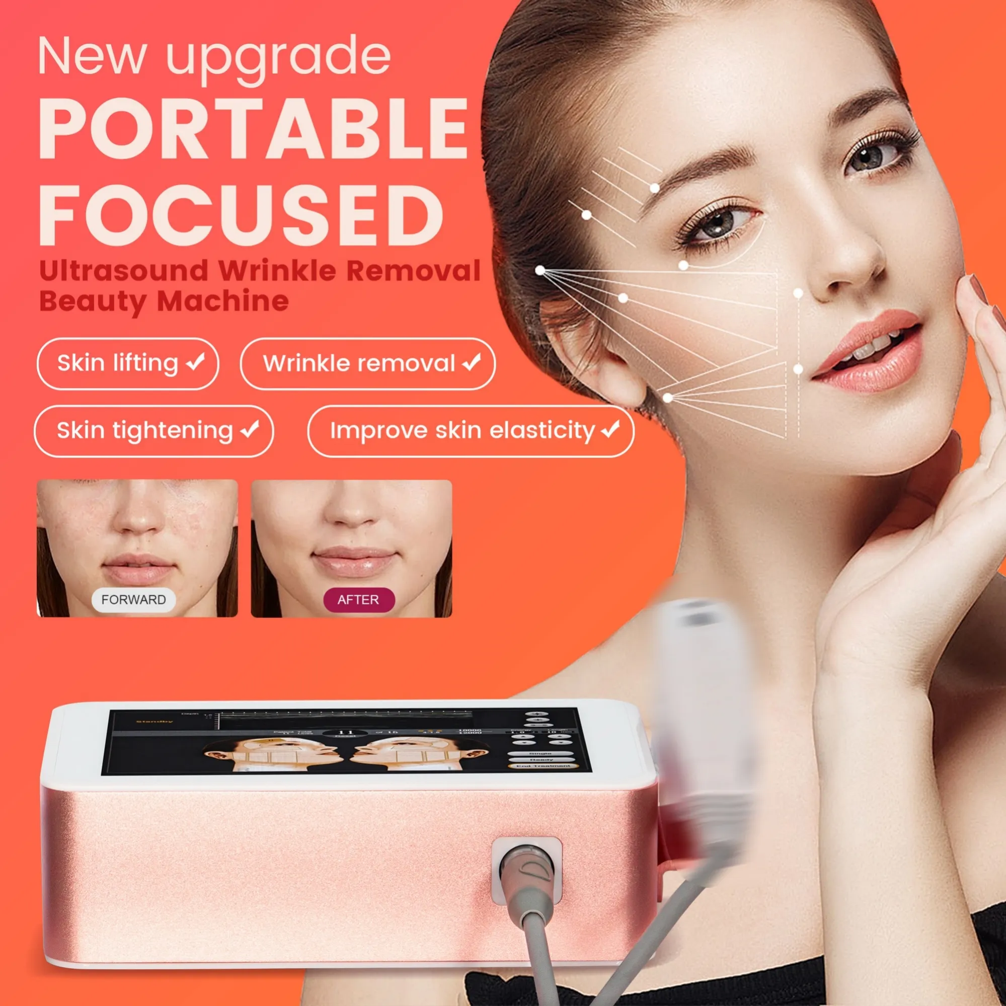 7D HIFU Focused Ultrasound Beauty Device Portable... From Chuangzi02 ...