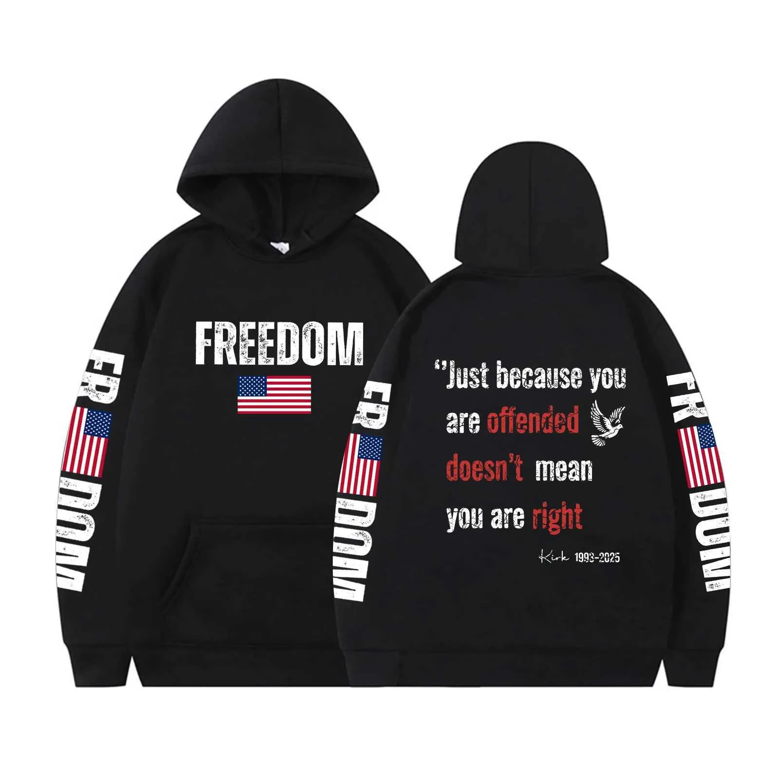 Charlie Kirk Freedom Hoodie Charlie Kirk Shirt Human Rights Sweatshirt ...