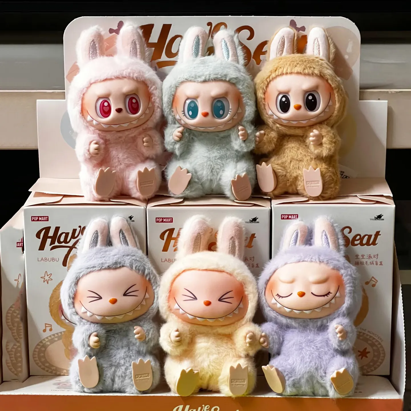 High Quality Labubu Doll V3 V2 V1 Lovely Doll with Box Kawaii Figure ...