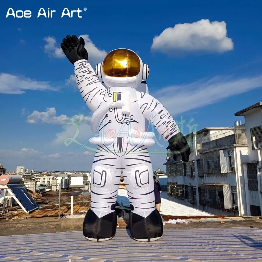 2026 Tall Inflatable Halloween Astronaut Spaceman Model For Outdoor ...
