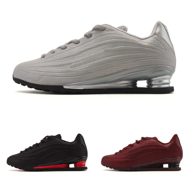 New Top 2025 Shox Z Grey Running Shoes Dark Team Red Bred Metallic ...