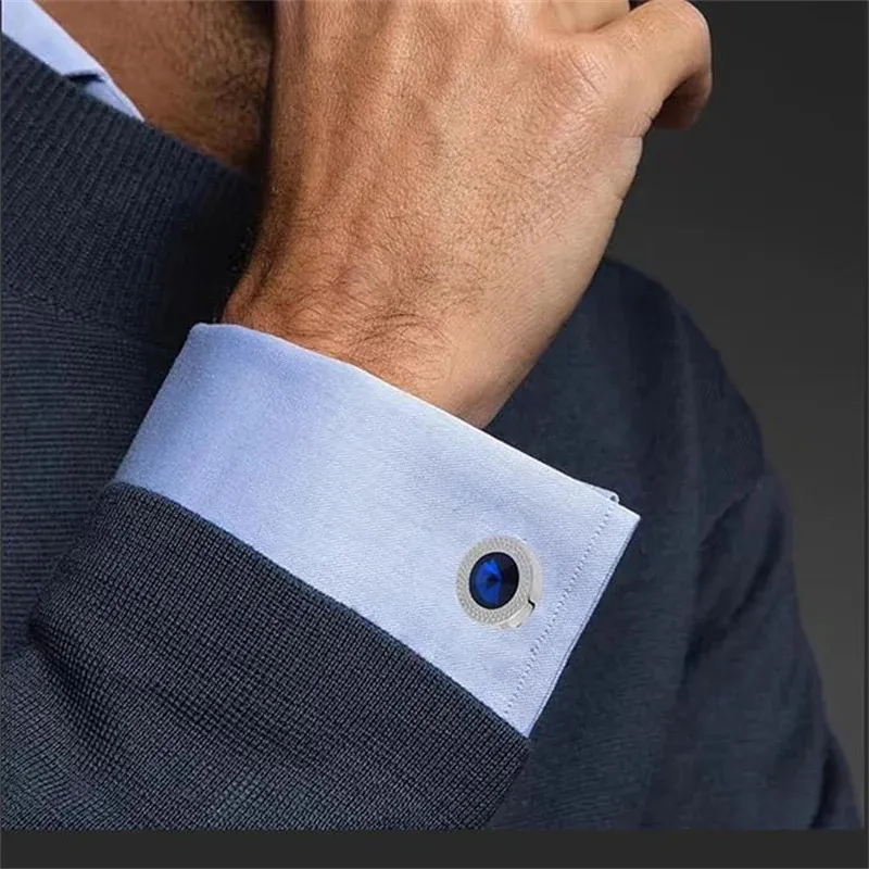 Stylish French Round Cufflinks Fashion Cufflink Set For Men And Women ...