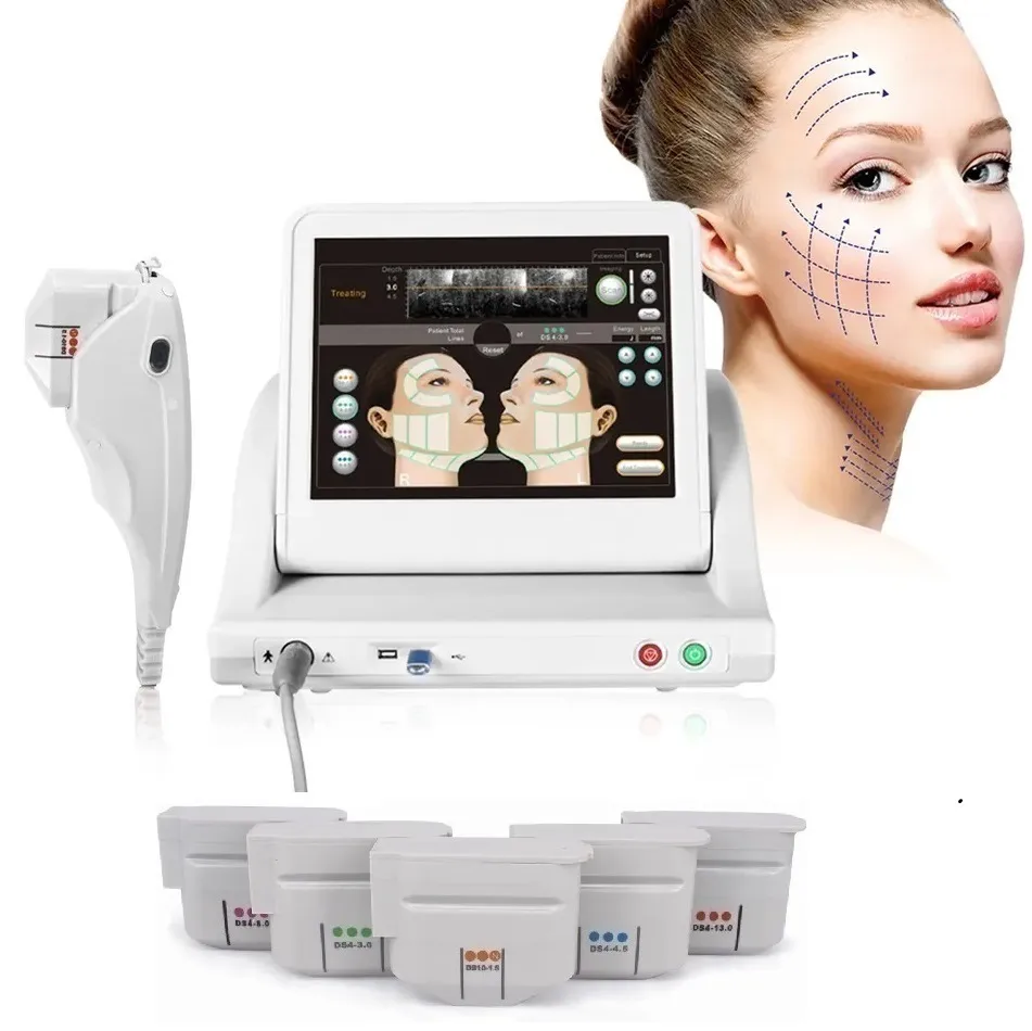 Portable Mini SMAS Lift HIFU Hifu Face Lifting Machine With 12 Lines ...