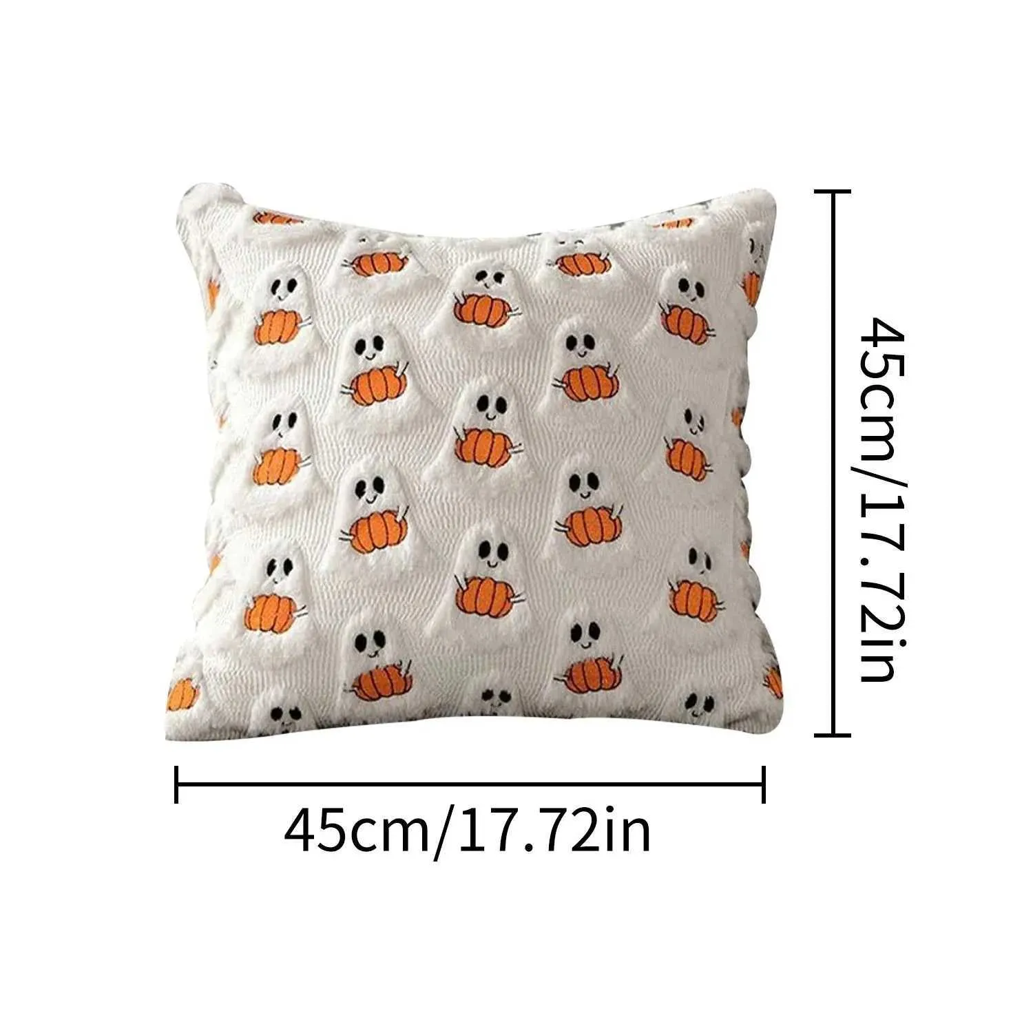 Halloween Imp Christmas Holiday Cushion Case, Black and White Three ...