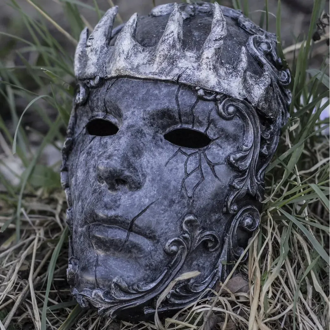 2025 Halloween Horror Abyss King Mask Full Face Venetian Masquerade ...
