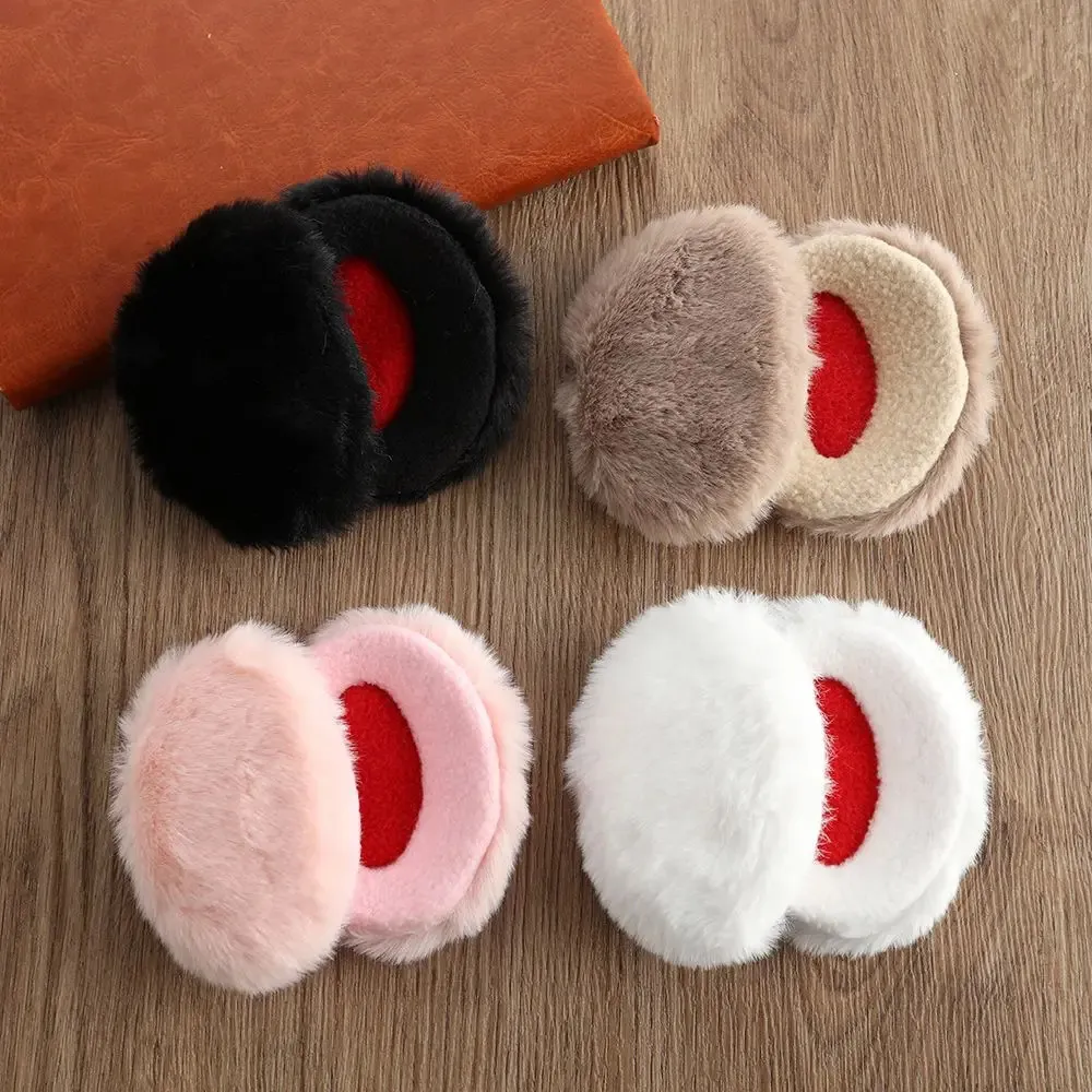 Windproof Winter Ear Warmers: Thick Fluffy Fleece Ear Covers, Bandless ...