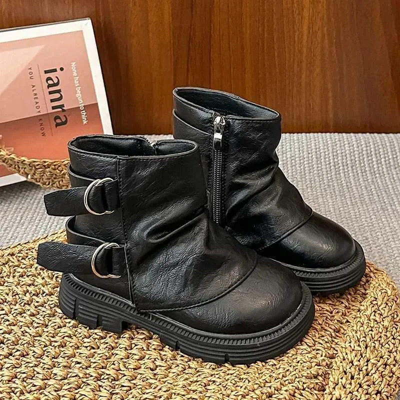 Velvet Long Pipe Western Style Military Kids Knight Boots, Runway Brand ...