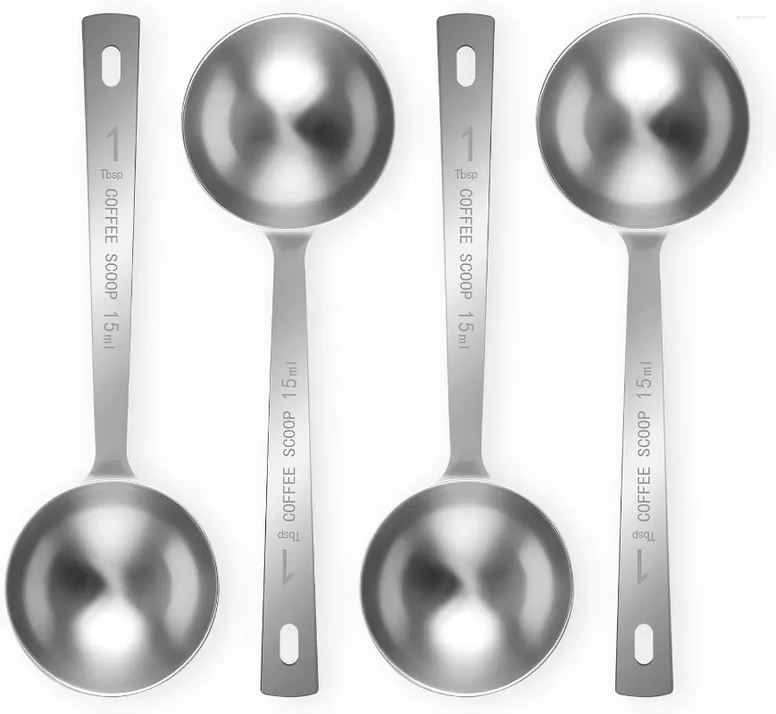 Coffee Scoops Scoop Spoon 1 Tablespoon 15ML Stainless Steel Long Handle ...