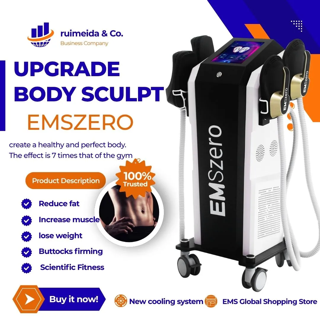 EMS Body Contouring And Sculpting Machine HI Emt EMSZERO 200HZ 15Tesla ...