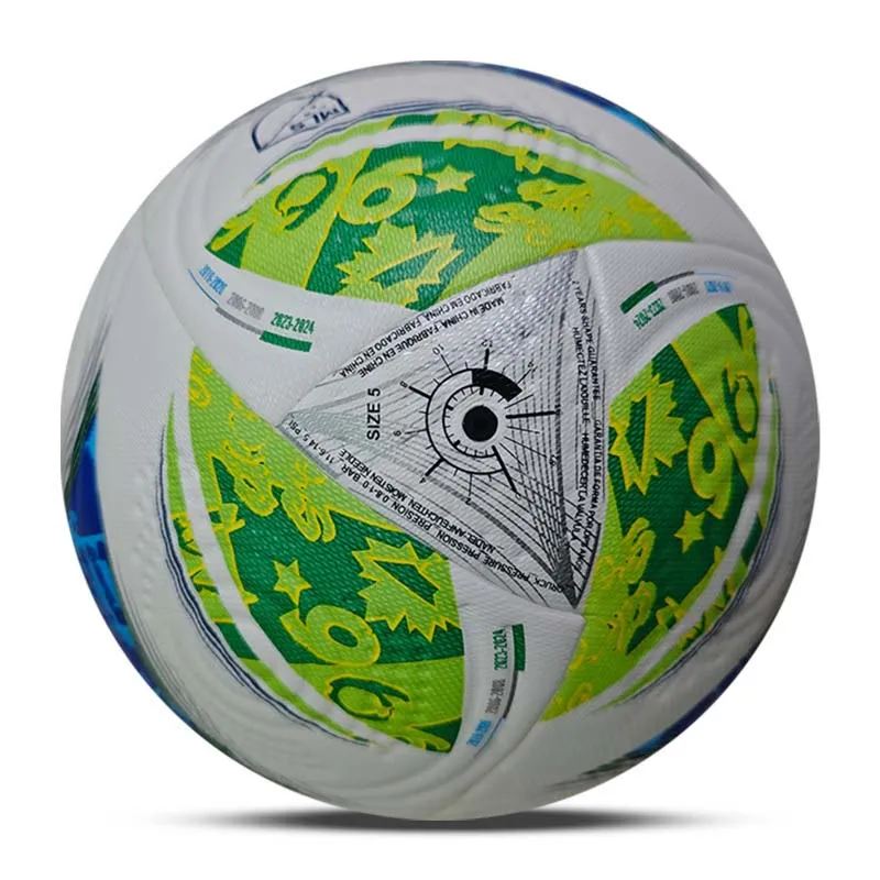 New American Pro League Style Soccer Ball, Size 25/24/23, PU Seamless ...