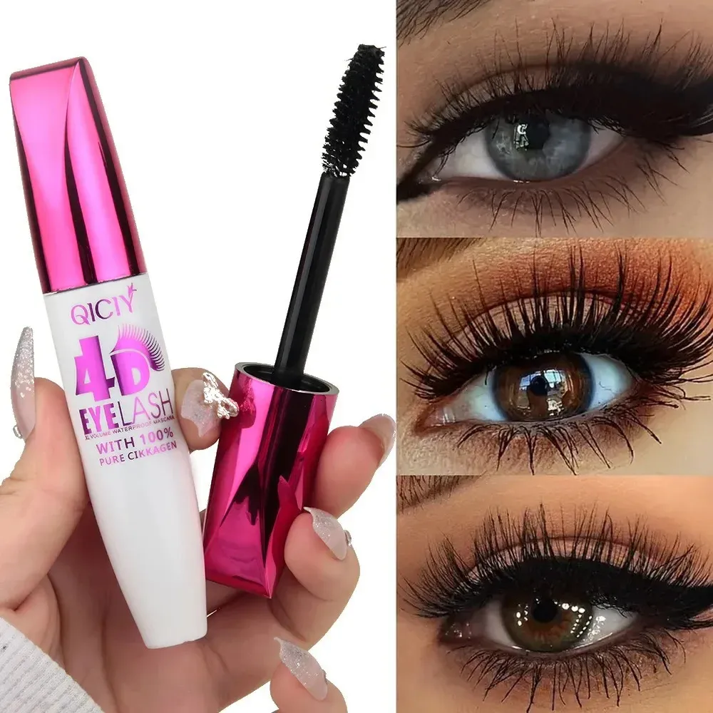 4D Waterproof Curling Mascara, Lengthening Eyelash Extension, Black ...