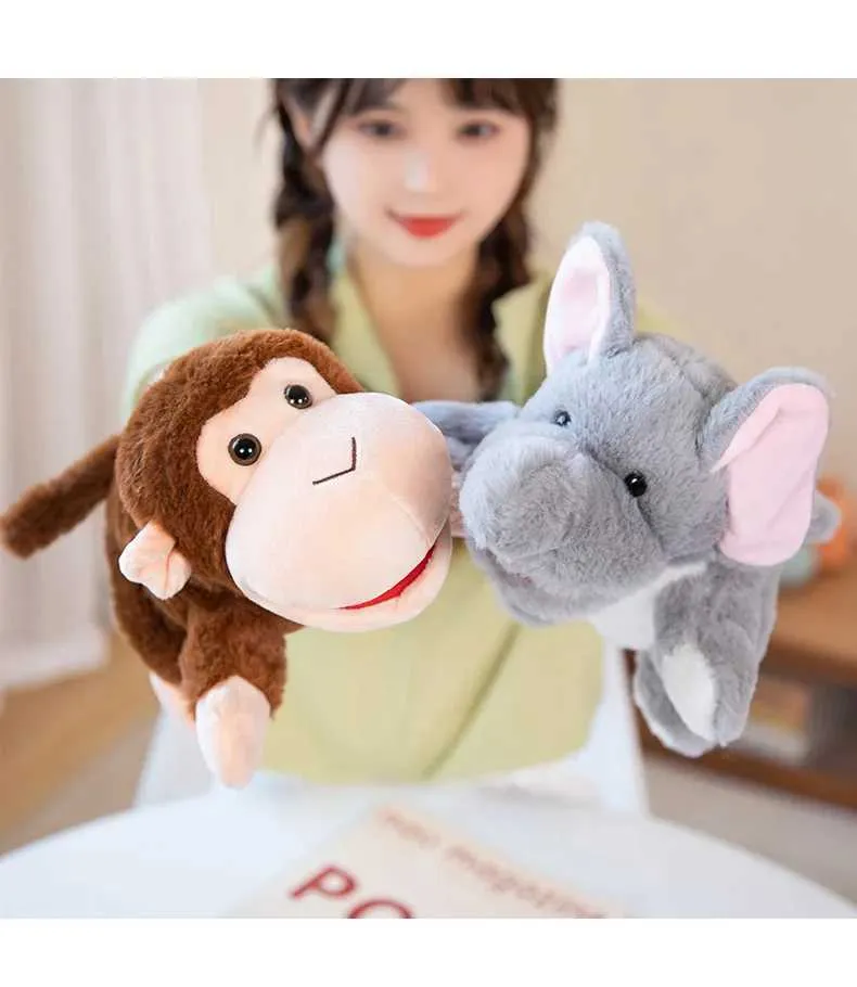 Stuffed Plush Animals Toys Hand Finger Story Puppets Kawaii Dolls ...