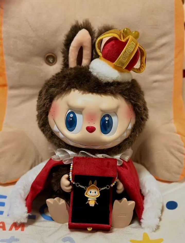 Labubu Chess Adventure King 38cm Vinyl Plush Doll Figurine With ...