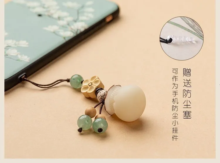 Creative Handmade Bodhi Money Phone Chain Pendant Couple High-End Car ...