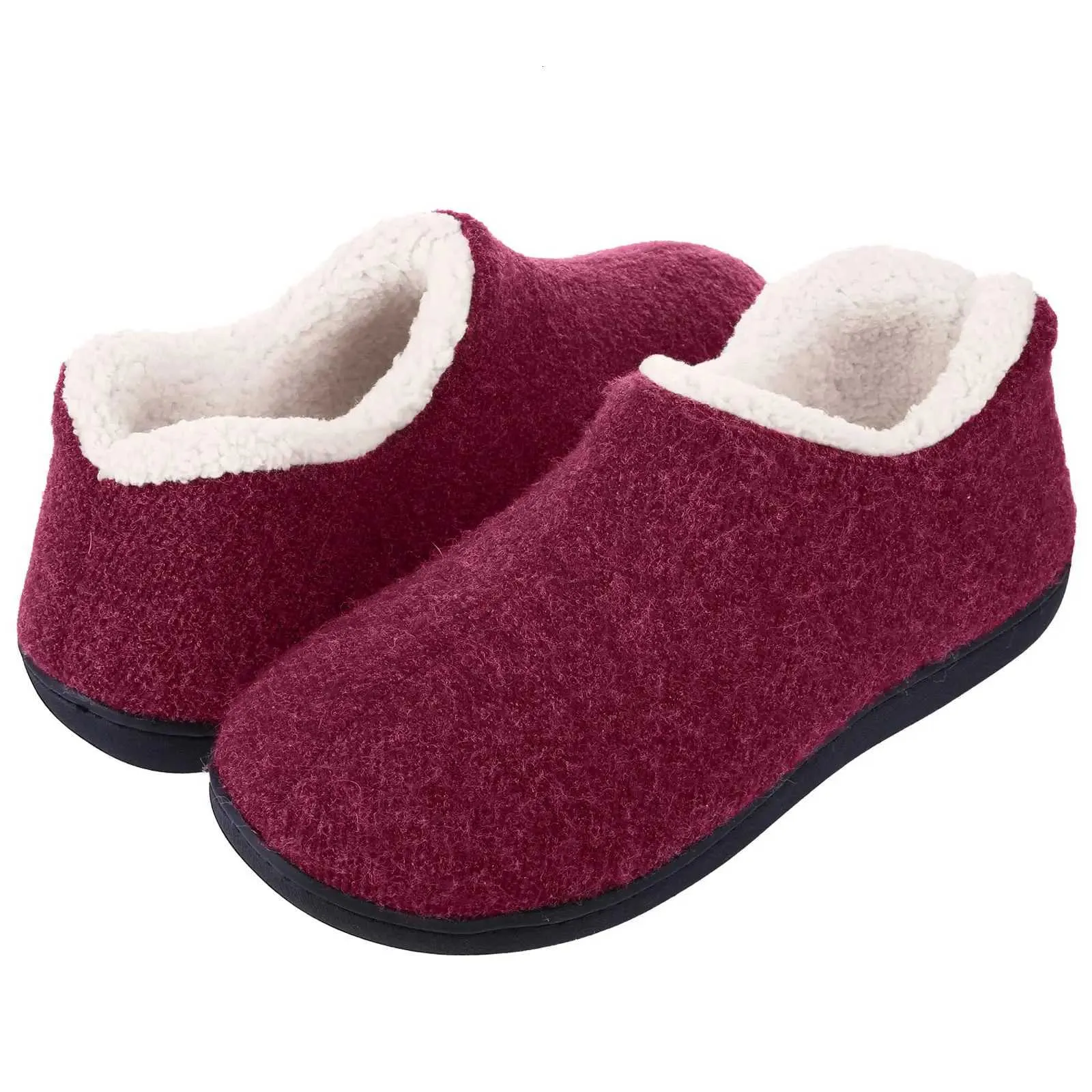 Eyriphy Women's Short Plus Winter Warm Cozy Home Slides Flat Slippers ...