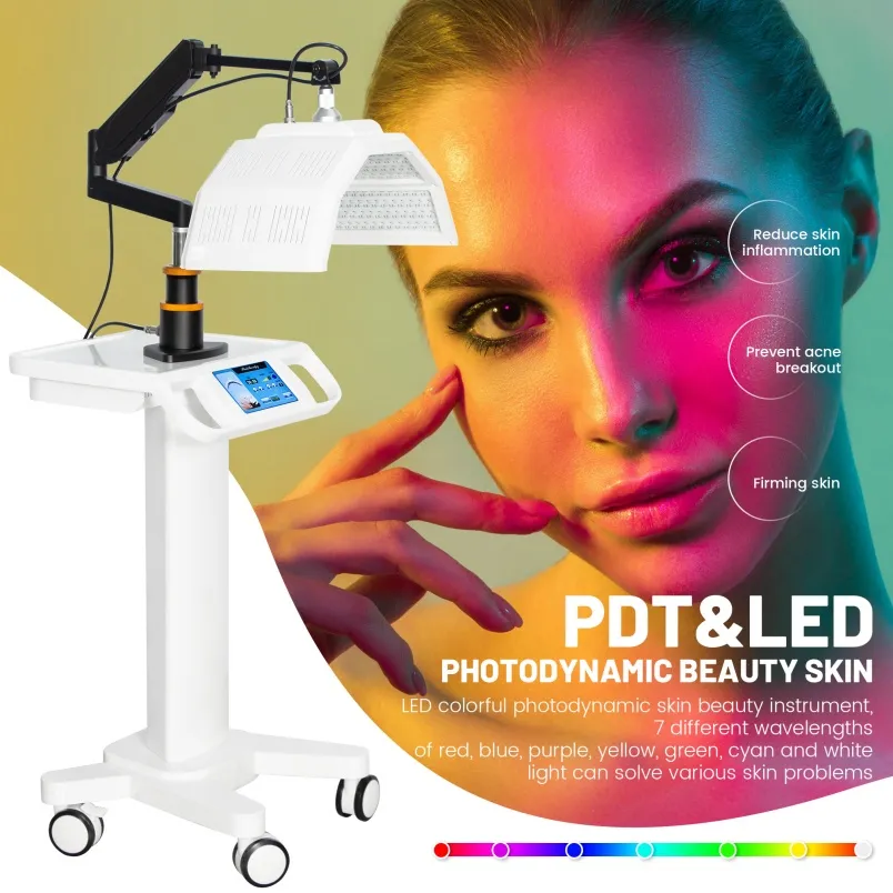 Seven Colors LED Face Light Therapy Machine Beauty Facial Mask Led ...