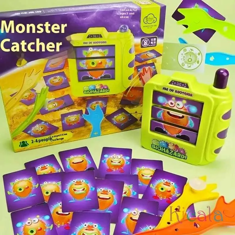Party Board Game Monster Catcher Board Game Toy Multiplayer Memory Card ...