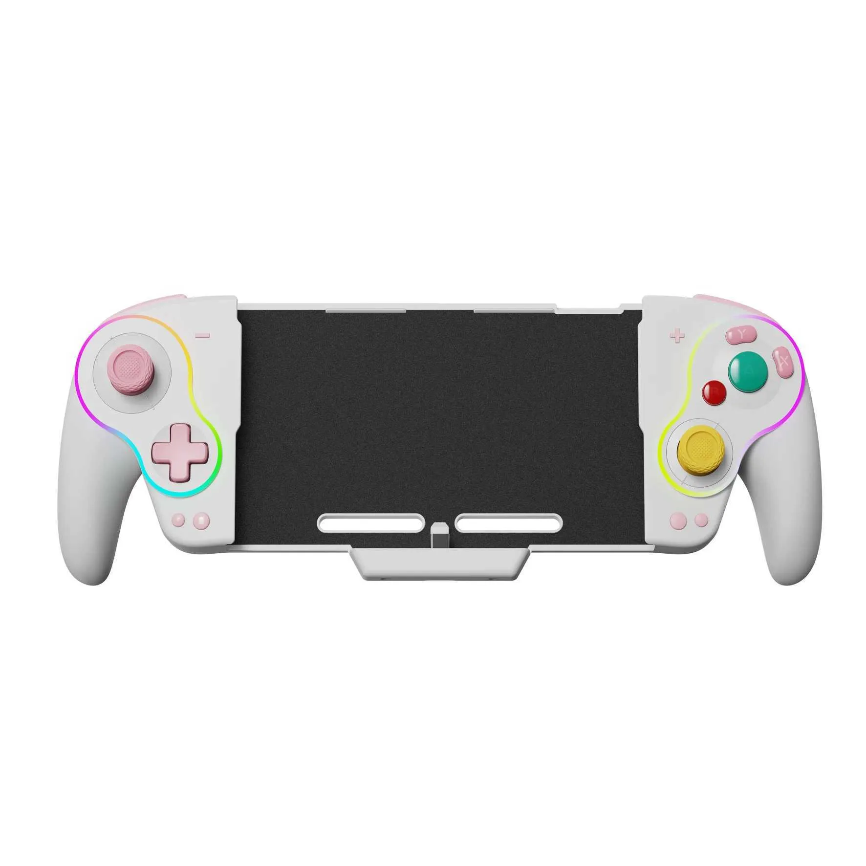 LinYuvo KS63 Retro Gamepad for Switch OLED, Dazzle Color, Supports ...