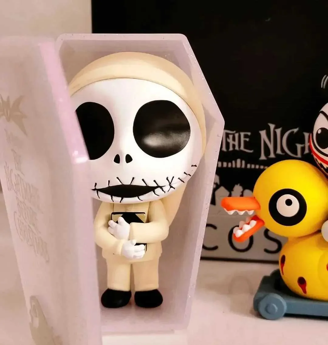 Qversion Christmas Scar Night Blind Box Skeleton Jack Pumpkin King ...