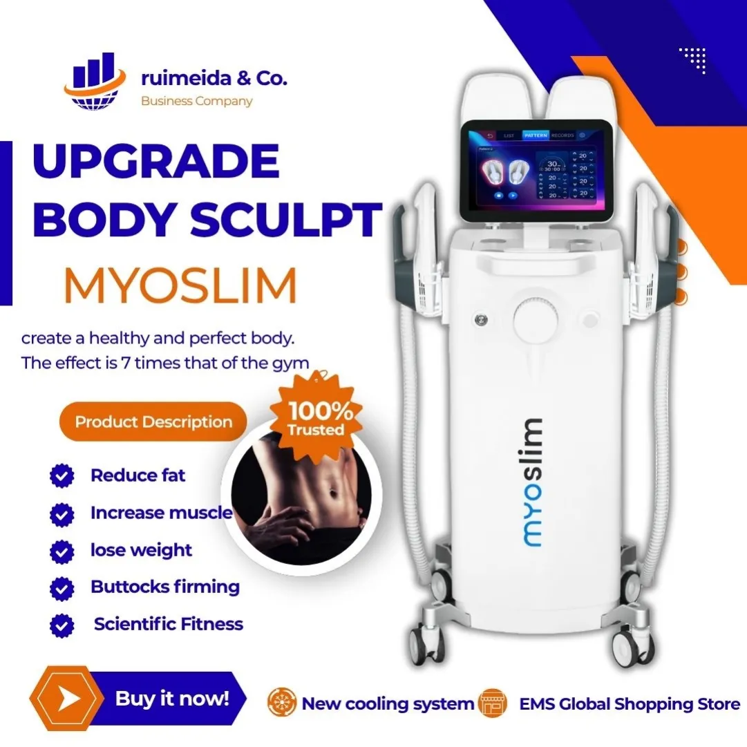 MYOSLIM 200HZ 15Tesla 6500W EMS Ems Body Sculpting Machine For Beauty ...