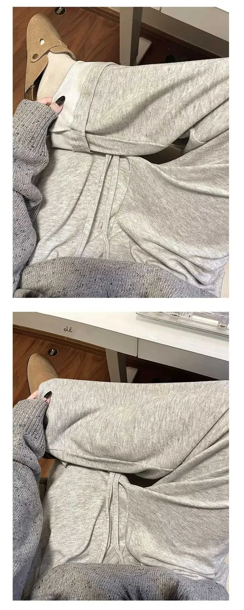 Spring Men's Vintage Draped Straight Leg Pants New Y2K Streetwear Baggy ...