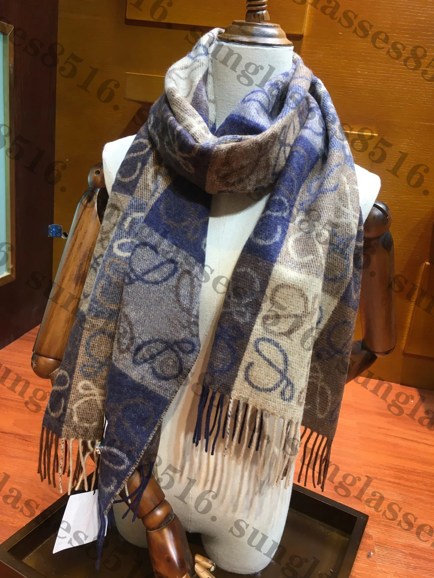 Designer Cashmere Scarf For Women, Warm Winter Scarves, 20038cm ...