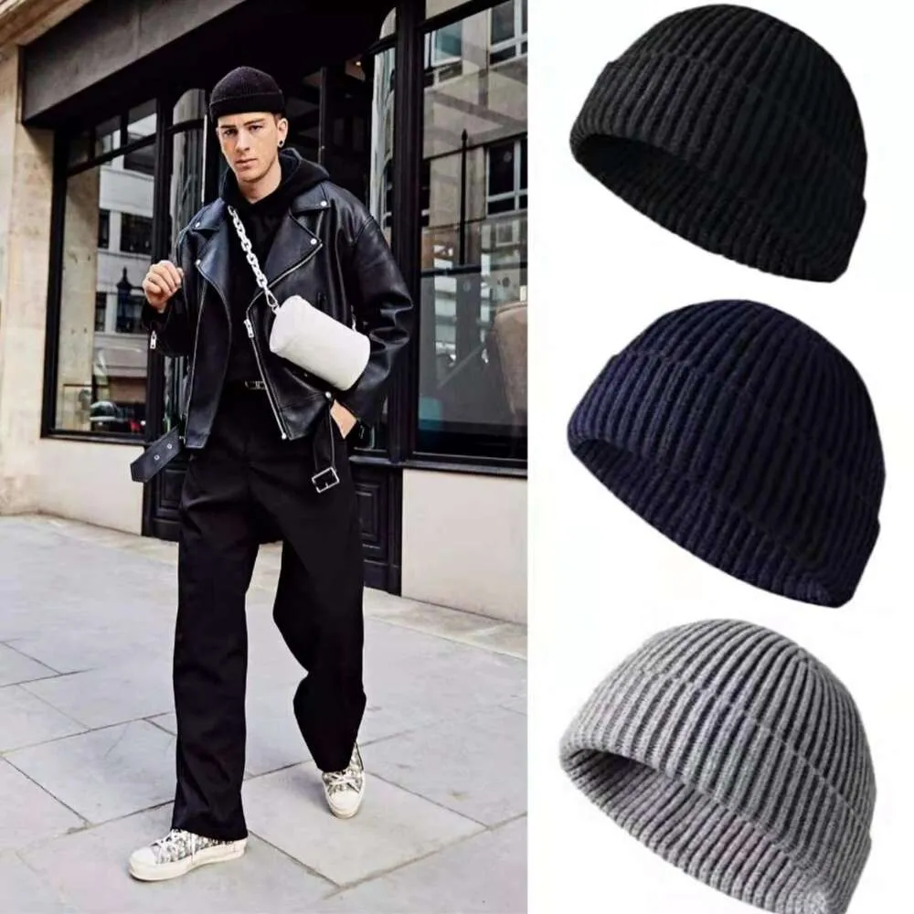 Beanie Designer Couple Autumn Winter Thin Knitted Men And Warm Pullover ...